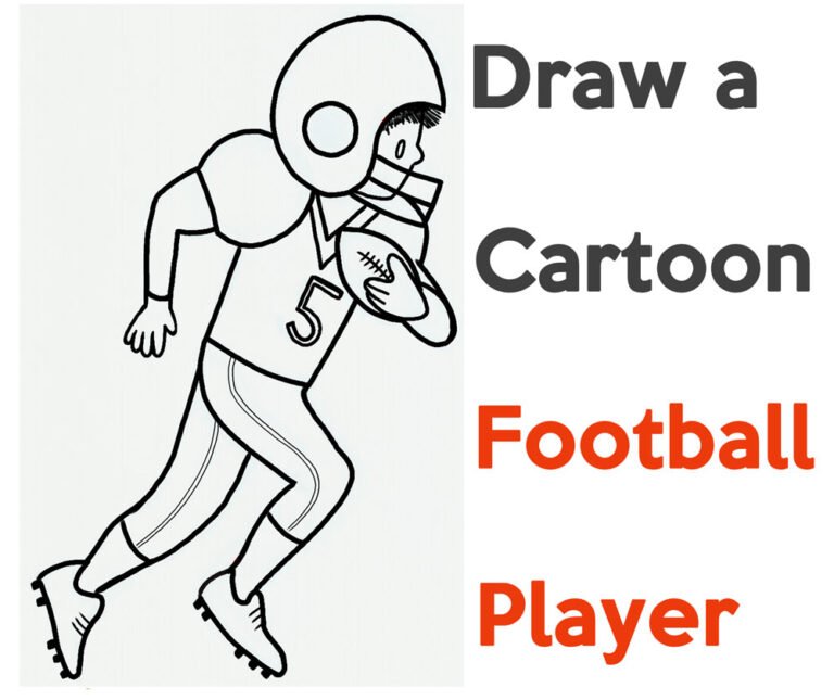Easy Football Drawing: Simple Steps for Beginners - historyallsports.com