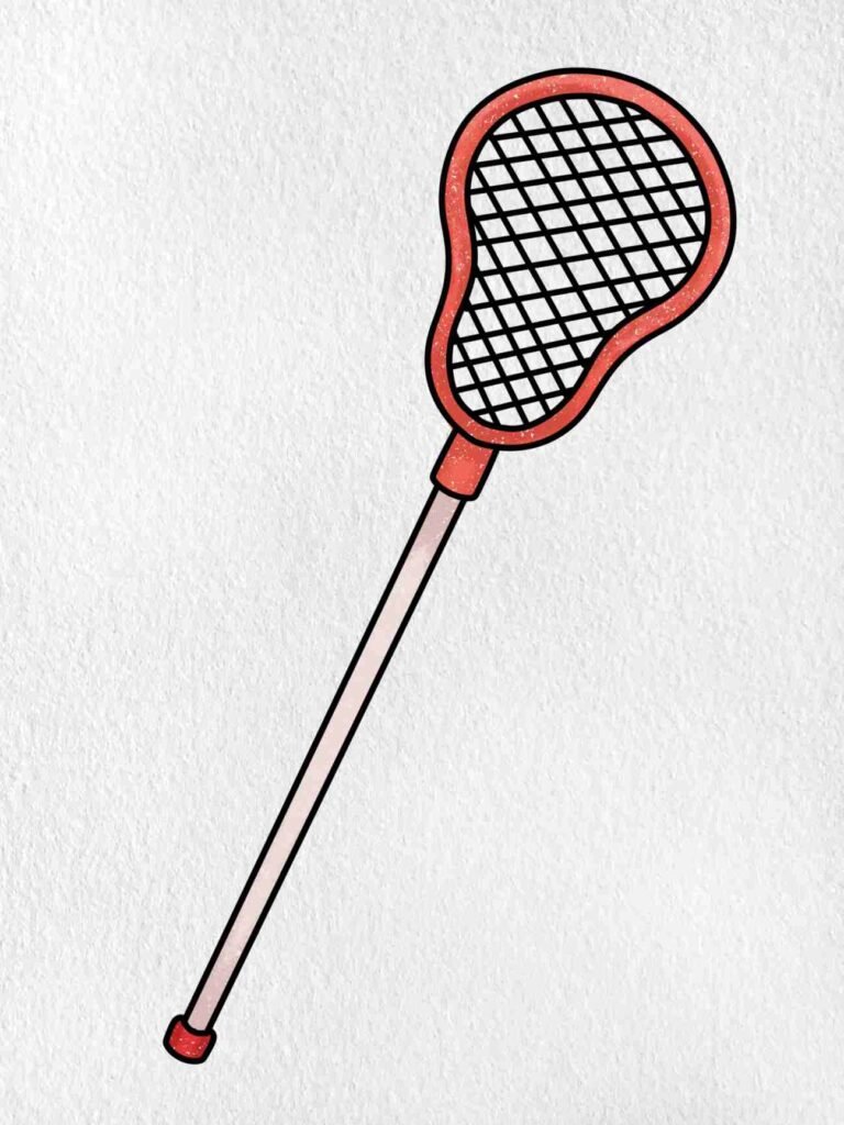 Lacrosse Stick Drawing: Simple Step-by-Step Guide - historyallsports.com